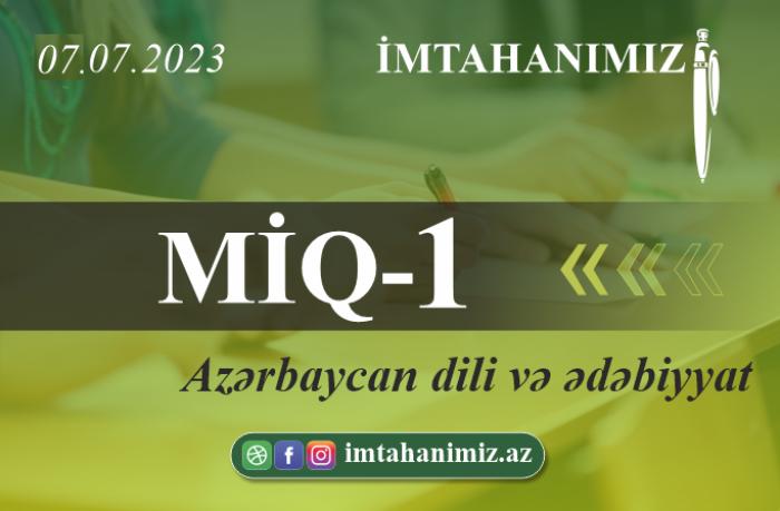 Müəllimlərin İşə Qəbulu (MİQ) - 1